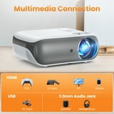 "GROVIEW H1 Projector, 1080P Full HD, 4K Support, 5G WiFi, Bluetooth 5. ...