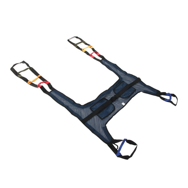 Patient Lift Sling, 4 Color Coded Straps Reduce Stress Upper Torso Full ...