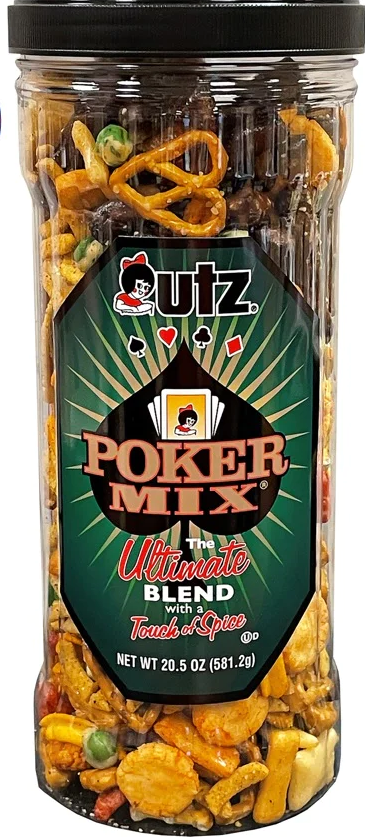 Utz Quality Foods Poker Mix, The Ultimate Snack Blend, 2-Pack 20.5 oz ...