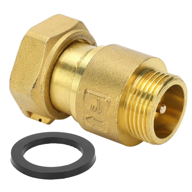 Check Valve,Check Valve 1‑Way Telescopic Water Meter Check Valve Brass ...
