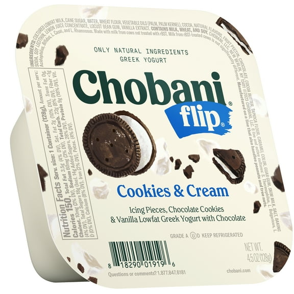 Chobani Flip Low-Fat Greek Yogurt Limited Batch Red, White & Poppin' 4 ...