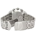 Swatch YOS414G Men's Stainless Steel Black Dial Chronograph World Timer ...