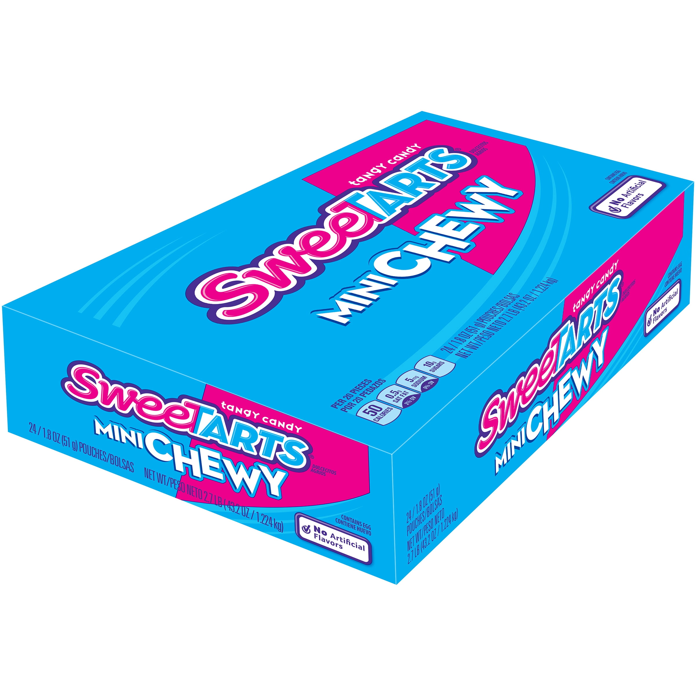 SWEETARTS Mini Chewy Candy 1.8 oz. Pouch (Carton of 24) - Walmart.com
