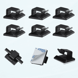 Adhesive Cable Clips Clear 45 PCS Small Upgraded Wire for Electric Wires Christmas Outdoor Light Clips Wall Cord Holders Ethernet Management Under Desk Walmart