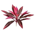 Artificial Ti Plant, Large Realistic Artificial Fern & Dragon's Blood ...