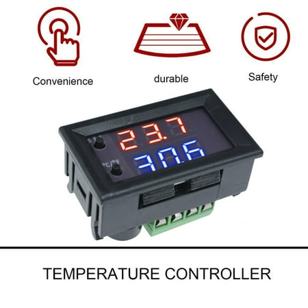 DC12V 20A Digital Temperature Controller DIY Intelligent Mini ...