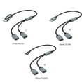 USB C To Double USB A 2.0 Adapter Splitter, Multiports Hubs For Laptop ...