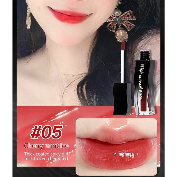 Xihbxyly Brillo de Labios Mirror Lip Glaze Hidratante con Agua, Brillo ...