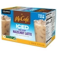 McCafe, ICED One Step Hazelnut Latte K-Cup Coffee Pods, 10 Count ...