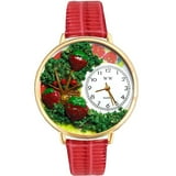 Strawberries Watch in Gold (Large) - Walmart.com
