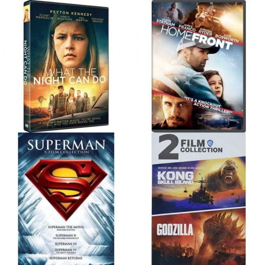 Assorted 4 Pack DVD Bundle: What The Night Can Do : Homefront : 5 ...