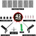 27 Pcs Universal Tire Repair Kit, Heavy Duty Car Emergency Tool Kit for ...