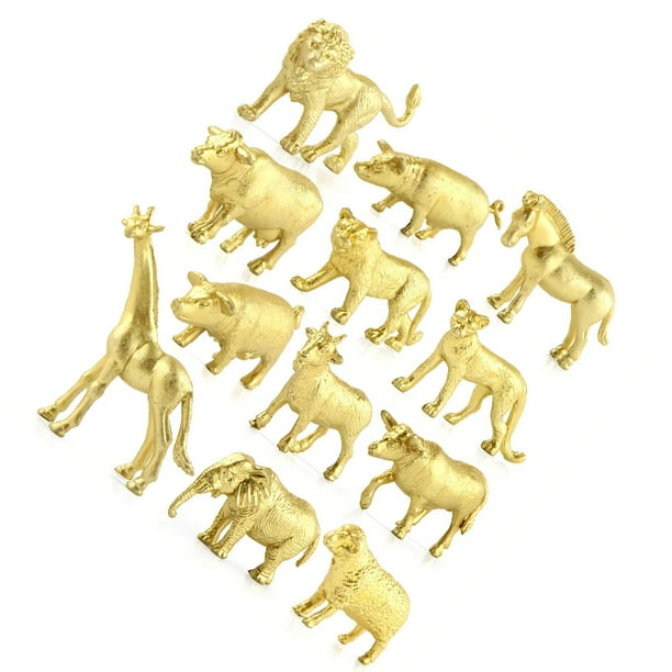 letairis 12 Pieces Plastic Animals Figurines Children Figure Playing ...