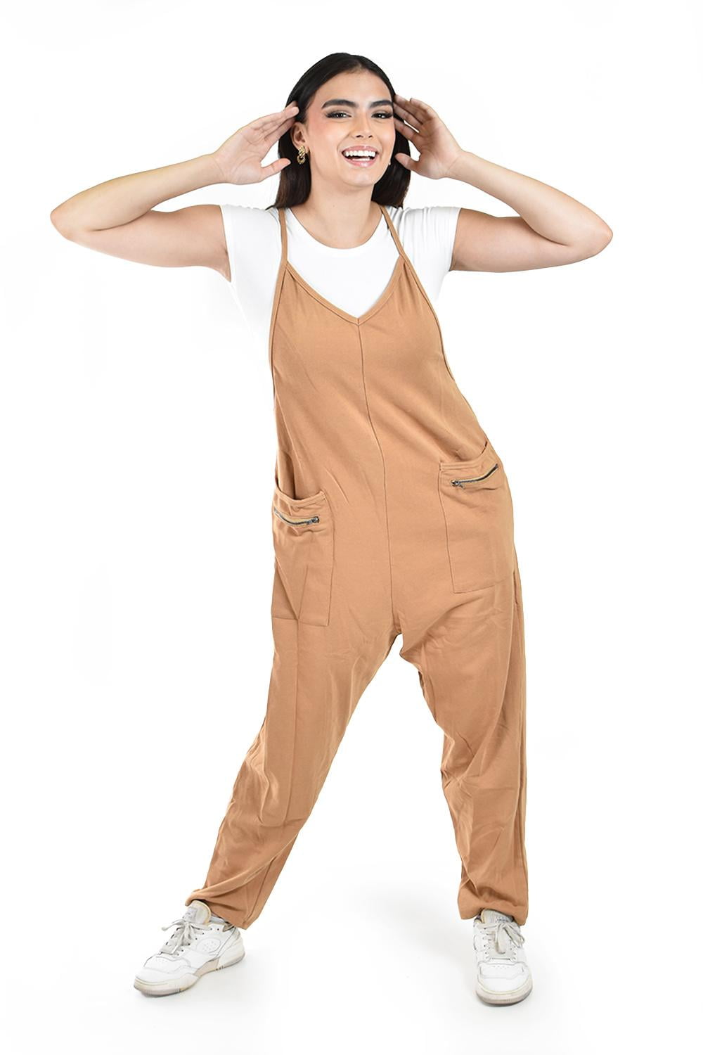 Overol estilo relaxed Roman Fashion /Juvenil, 60892 (Cafe) cafe G ...