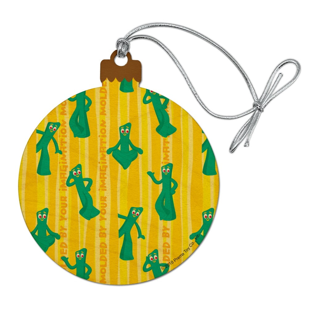 Gumby Molded by Your Imagination Pattern Wood Christmas Tree Holiday ...