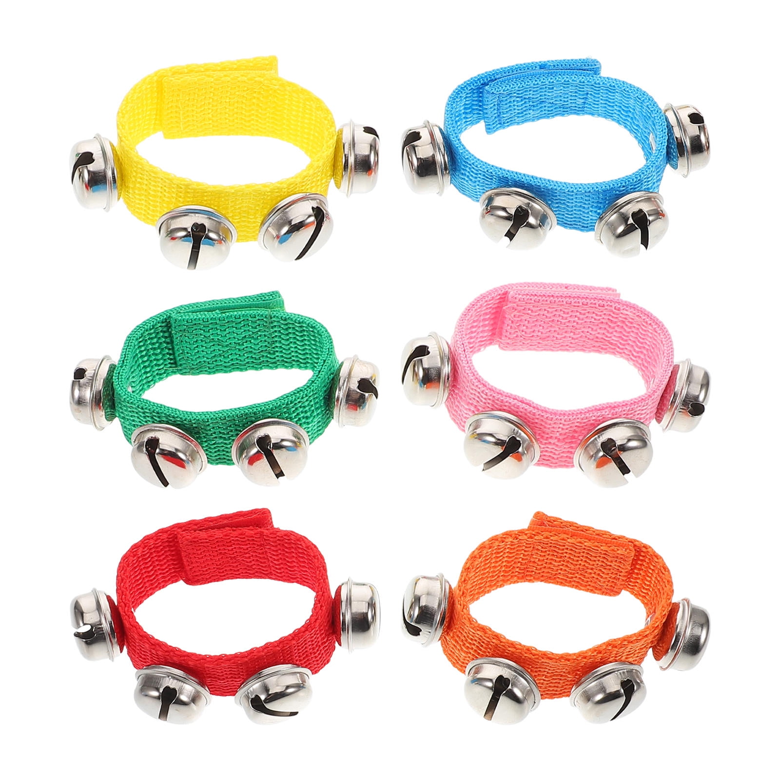 Click here for Heanujj 6pcs Assorted Color Fabric Wrist Bells For... prices