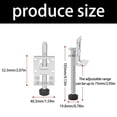4Pcs Adjustable Furniture Risers Leg Height Adjuster Chair Levelers for ...