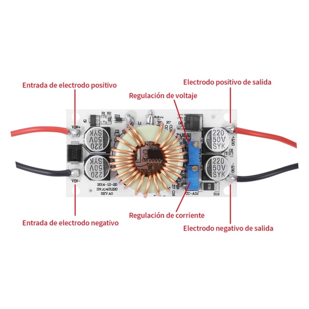 Adjustable 250W High-power Boost Converter Step-up Module Mobile ...
