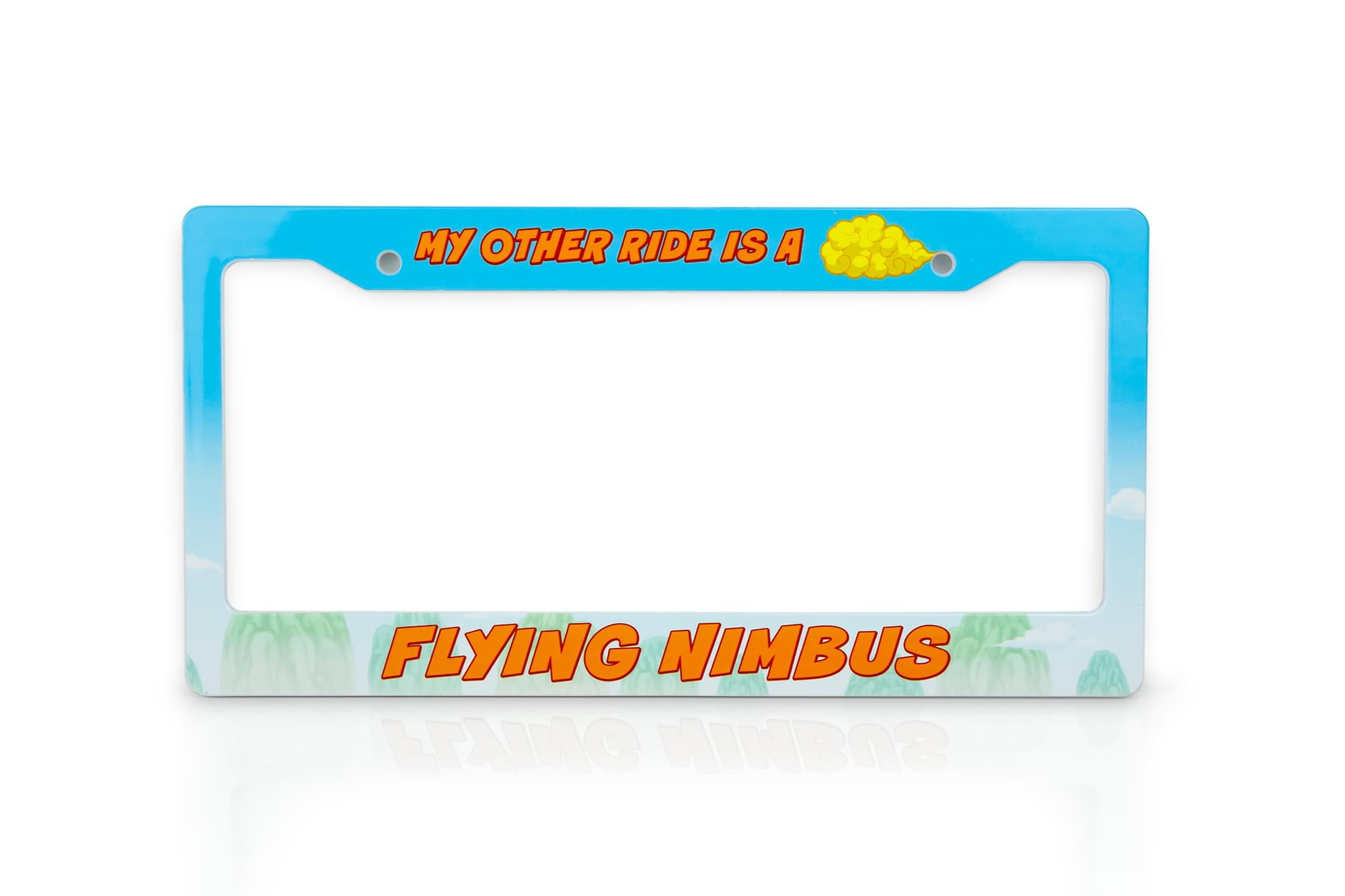 Dragon Ball Z License Plate Frame | My Other Ride Is A Flying Nimbus ...