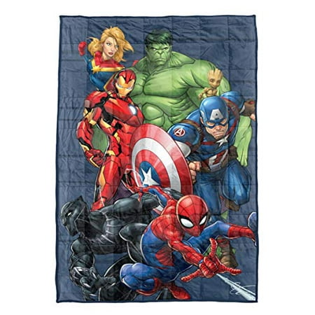 Marvel Avengers Super Hero Squad Weighted Blanket Measures 40x60 inches ...