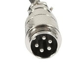 GX16 5 Pin Male/Female Head Aviation Socket Connector Electrical Cable ...