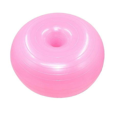 HEFEI，Yoga Ball Pink Doughnut Shape - Yoga Ball Chair - Balance Trainer ...