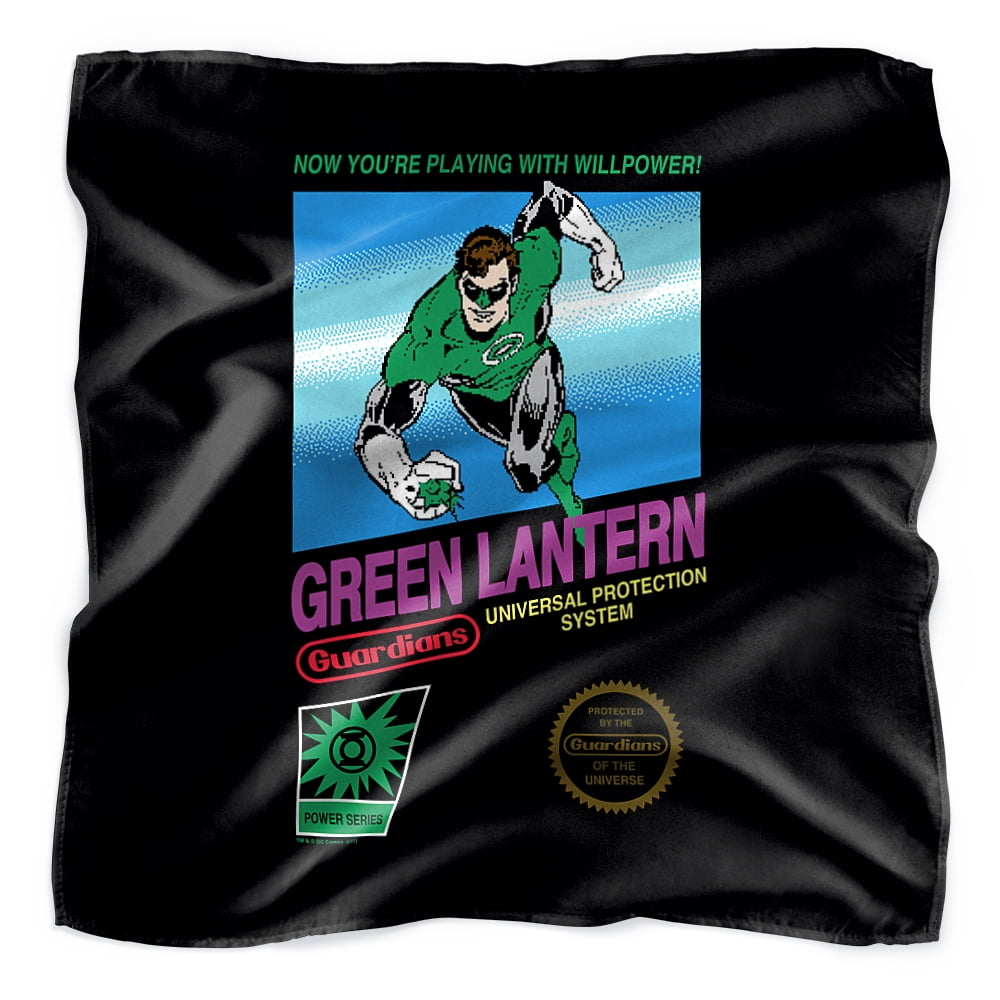 Green Lantern Box Art Bandana (21 in x 21 in) - Walmart.com