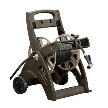 Suncast Handler 200 Foot Resin Wall Mounted Outdoor Garden Hose Reel ...
