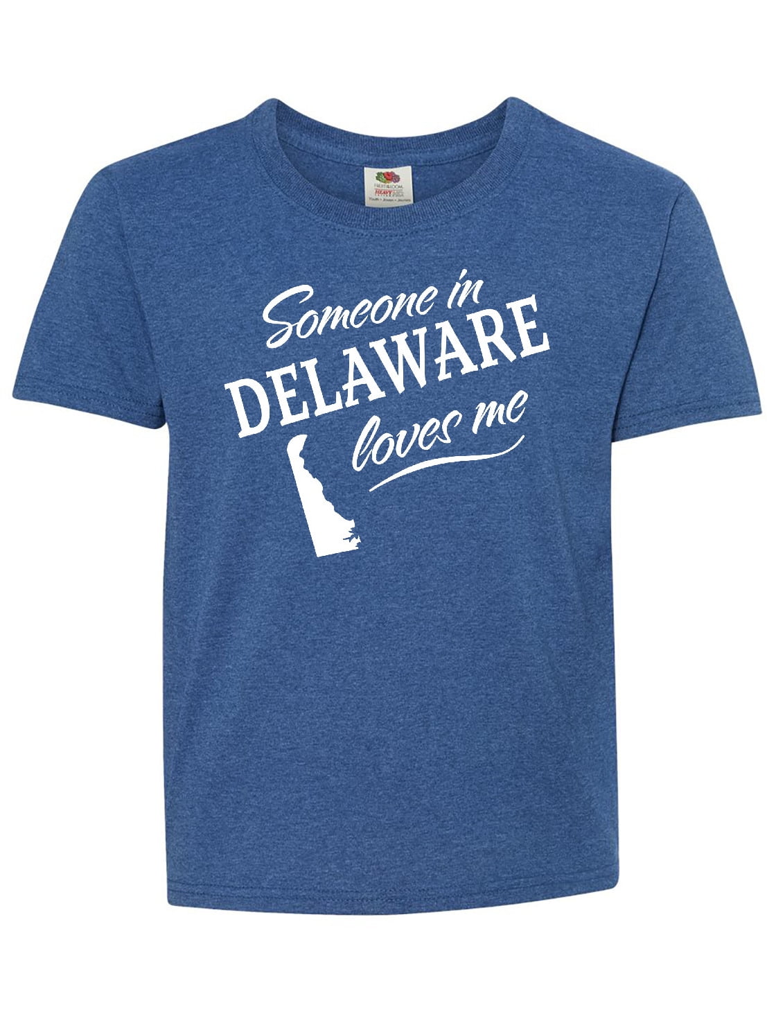 Inktastic Someone in Delaware Loves Me Youth T-Shirt - Walmart.com