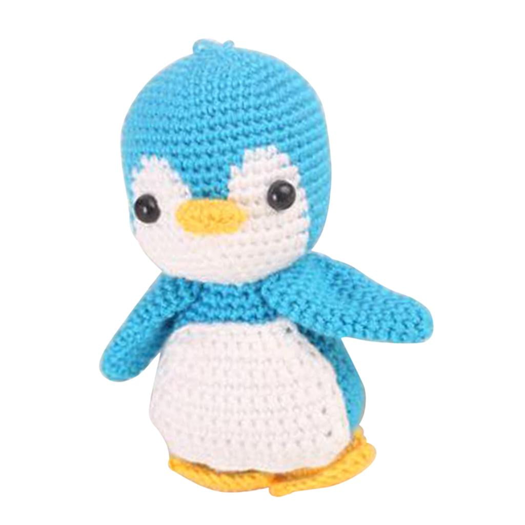 Stuffed Animals & Plushies Cute Crochet Animals Kit Penguin Crochet Kit ...