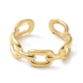 10 pc 304 Stainless Steel Finger Rings Polished Cable Chain Style Cuff ...