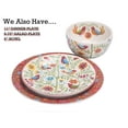Bico Red Spring Bird Ceramic Bowls Set of 4, 26oz, for Pasta, Salad ...