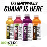 BODYARMOR Flash IV Grape Electrolyte Hydration Sports Drink, 20 fl oz ...