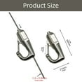 10pcs Strong Load Support Art Hooks Stainless Steel Picture Hangers ...