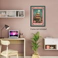Affixzi Tarot Card Books Poster, Butterfly Botanical Flower Wall Art ...