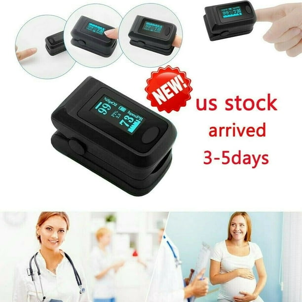 SpO2 Fingertip Pulse Oximeter Oxygen Oximetry Blood Pressure Saturation ...