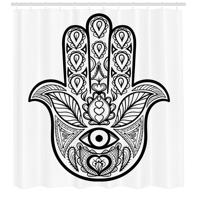 Hamsa Evil Eye Drawing
