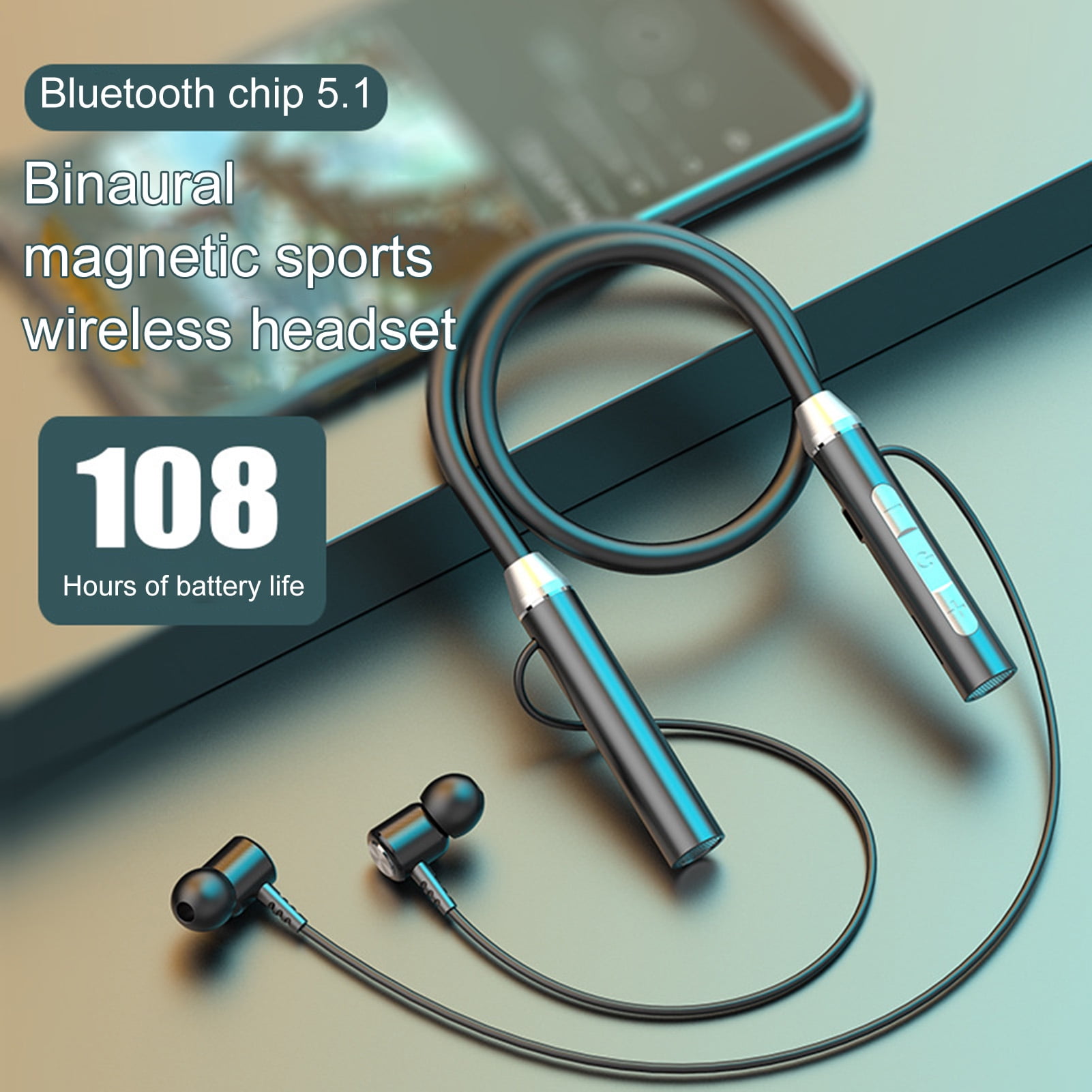 Twowood auricular BT63 Auricular Auricular Capacidad Batería TF TF ...