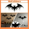 XIBUFE 2026 New Bat Shaped Metal Halloween Wall Decoration with ...