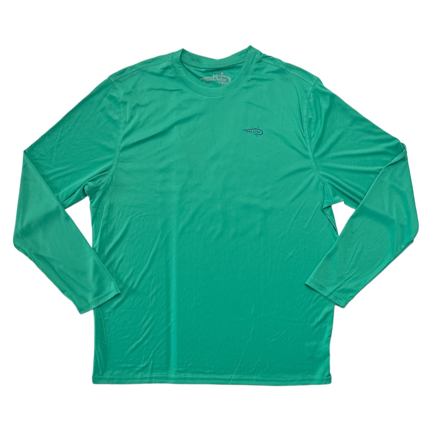Reel Life Men's Sun Defender Lightweight Long Sleeve UV Tee (Arcadia ...