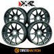 Primax P49-527891050 18 x 9.75 in. Flat Rims Concave Staggered Wheels, Silver - Walmart.com