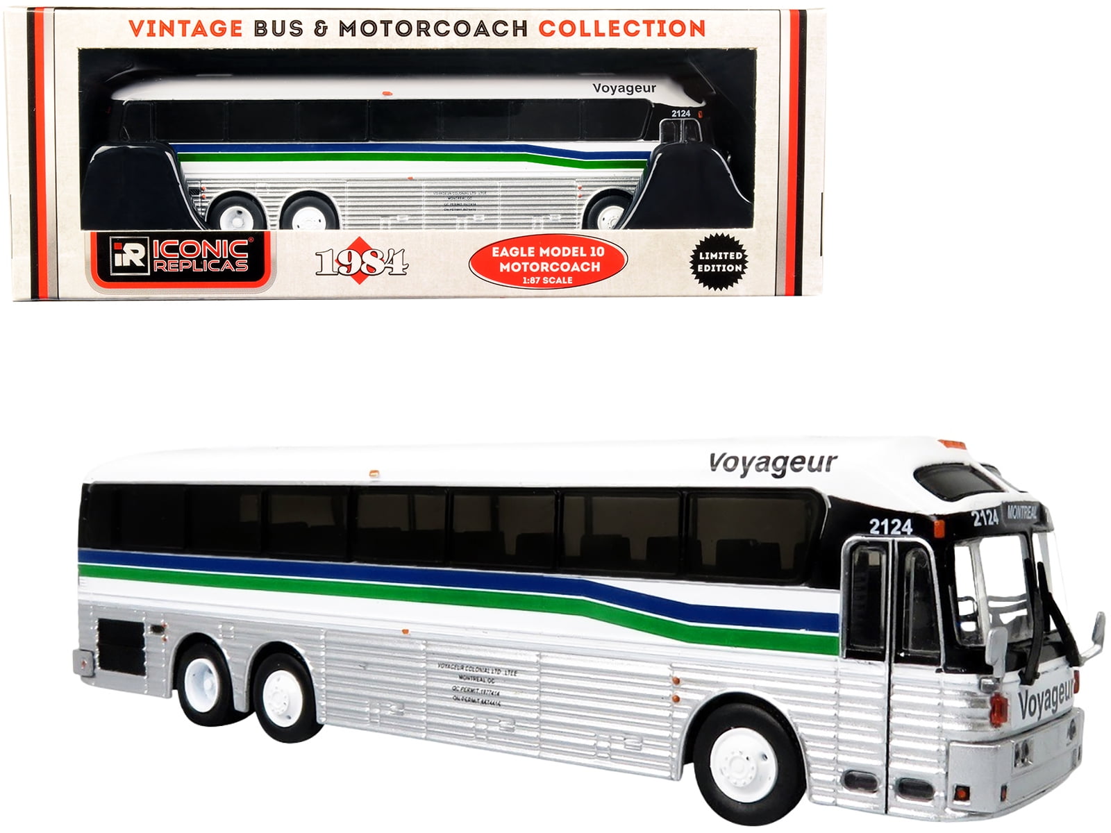 Buy 1984 Eagle Model 10 Motorcoach Bus Montreal (Canada) Voyageur 1/87 ...