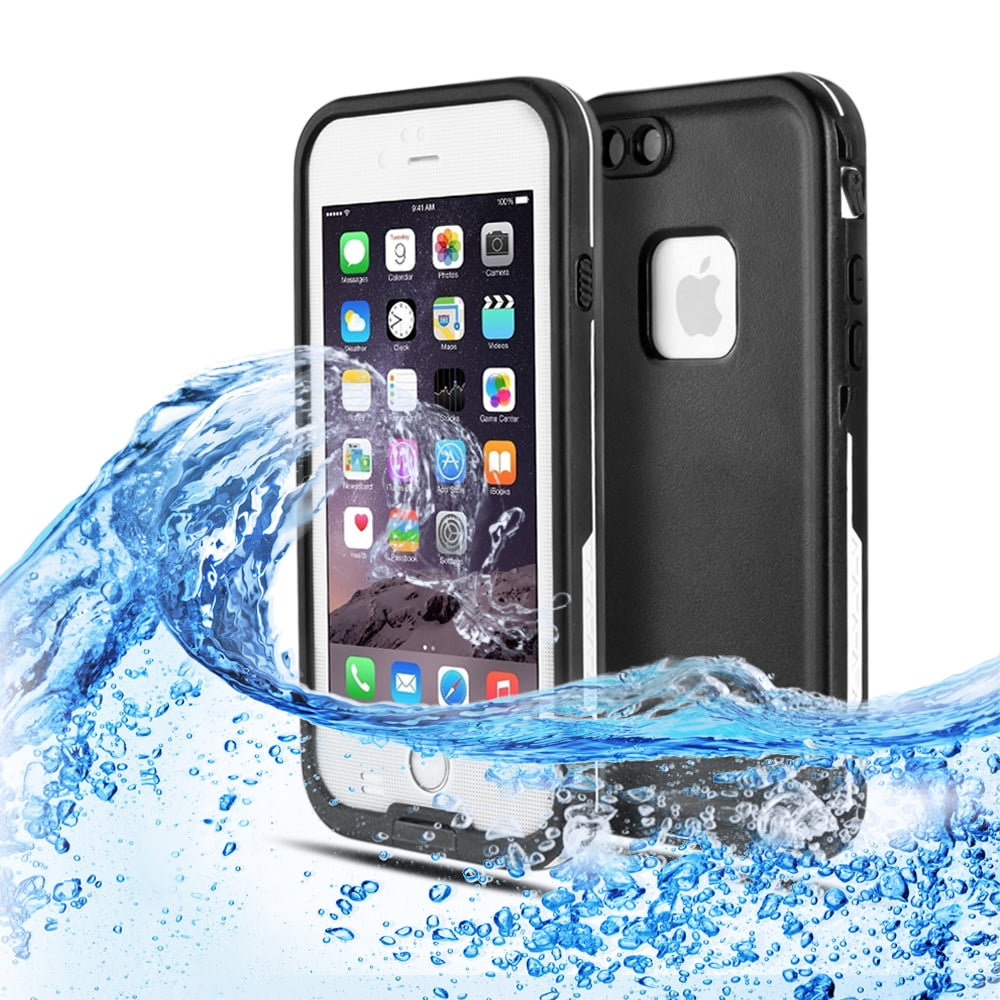 iPhone 6s/6 Plus Waterproof Case (White) - Underwater Dustproof ...