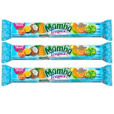Mamba Fun Park Fruit Chews Candy Individually Wrapped Mixed Flavors ...
