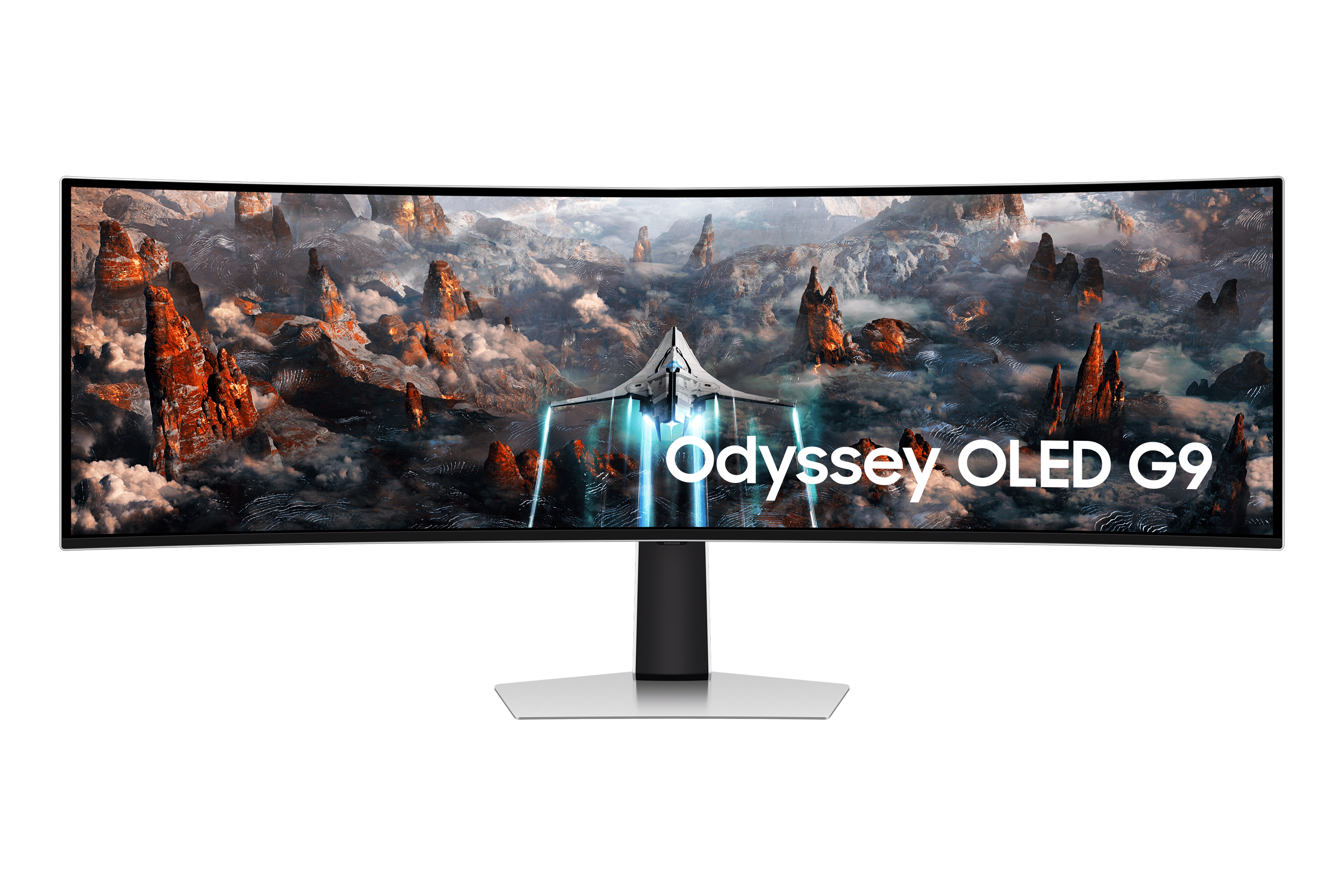 Monitor Gamer Samsung Odyssey OLED G9 G93SC 49' Light Gray | Walmart en ...