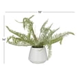 DecMode Artificial Fern Plant - Realistic Leaves - Home Decor - Walmart.com