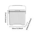 WEIOUKC 13L Insulated Portable Chiller Multipurpose Leakproof Storage ...