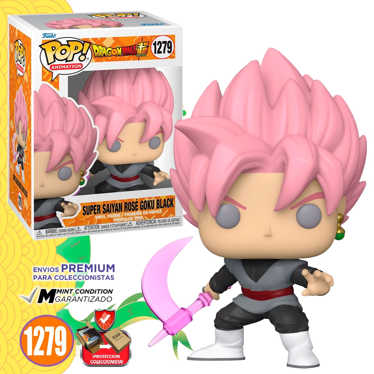 Funko Pop Goku Black #1279 Dragon Ball Super Anime Original Funko Super ...