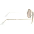 Ray-Ban Women's Aviator RB3025-001/3E-55 Gold Aviator Sunglasses ...