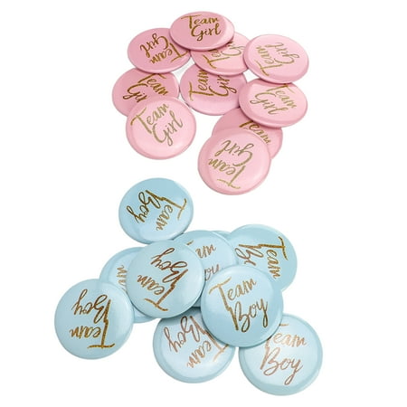 Gender Reveal Button Pin, Boy Girl Button Pin Attractive Decorative ...